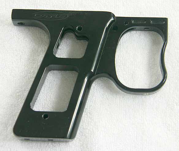 Black Dye Automag 45 grip frame, used decent shape. Empty